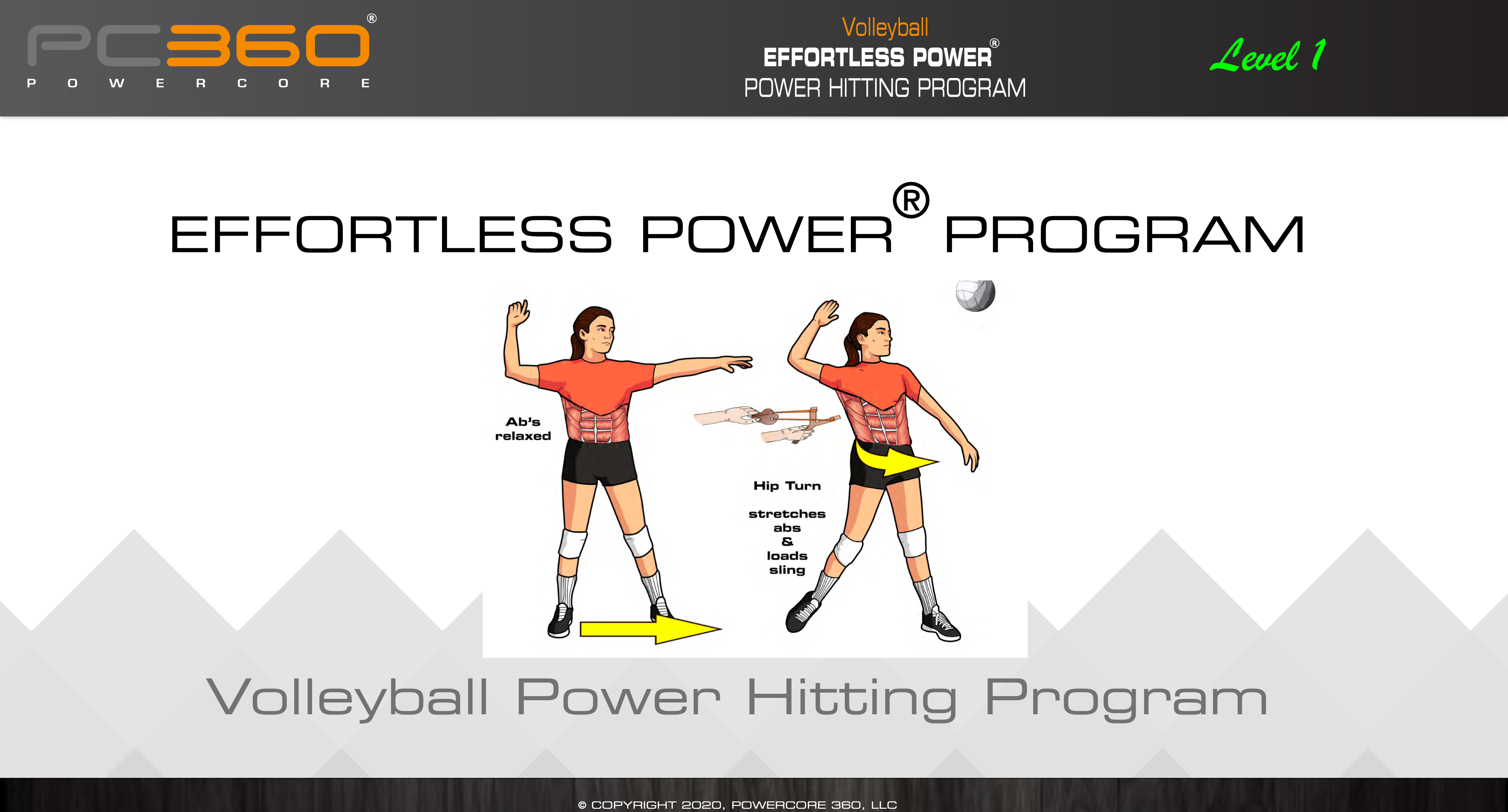 Volleyball Power Hitting Program – Powercore 360